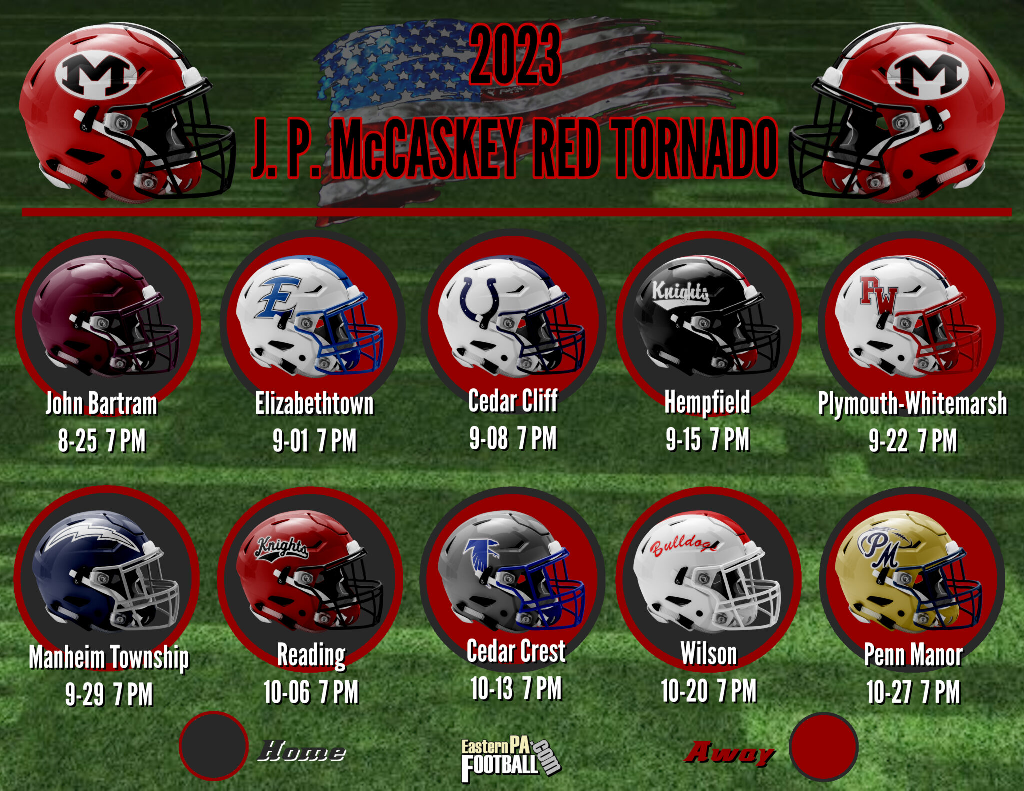 2023 Team Preview: JP McCaskey Red Tornado – EasternPAFootball.com