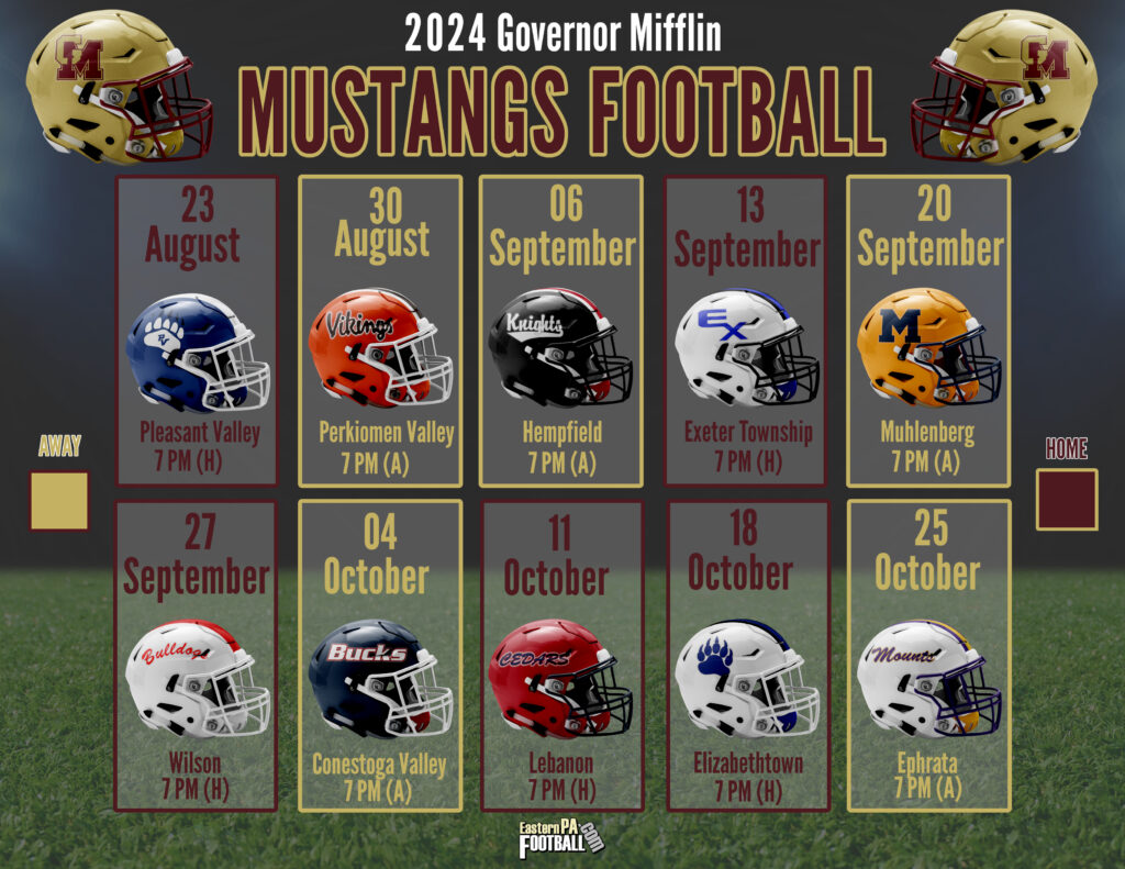 2024 Team Preview: Governor Mifflin Mustangs (3) – EasternPAFootball.com