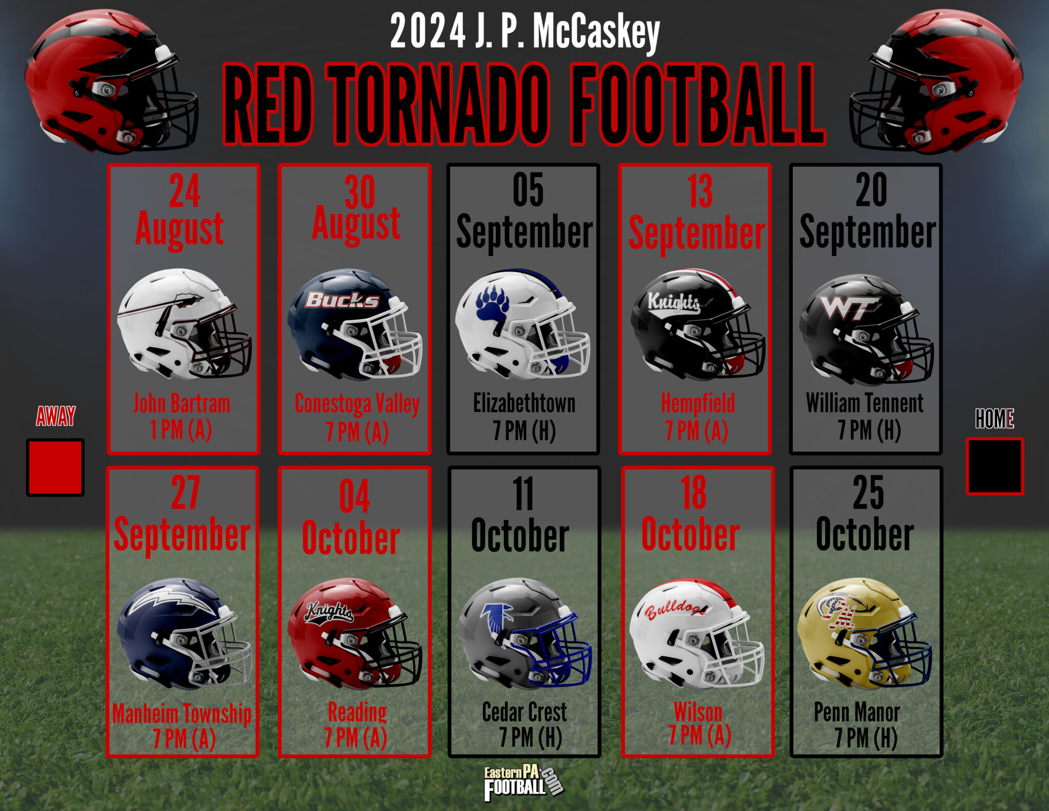 2024 Team Preview: J.P. McCaskey Red Tornado (3) – EasternPAFootball.com