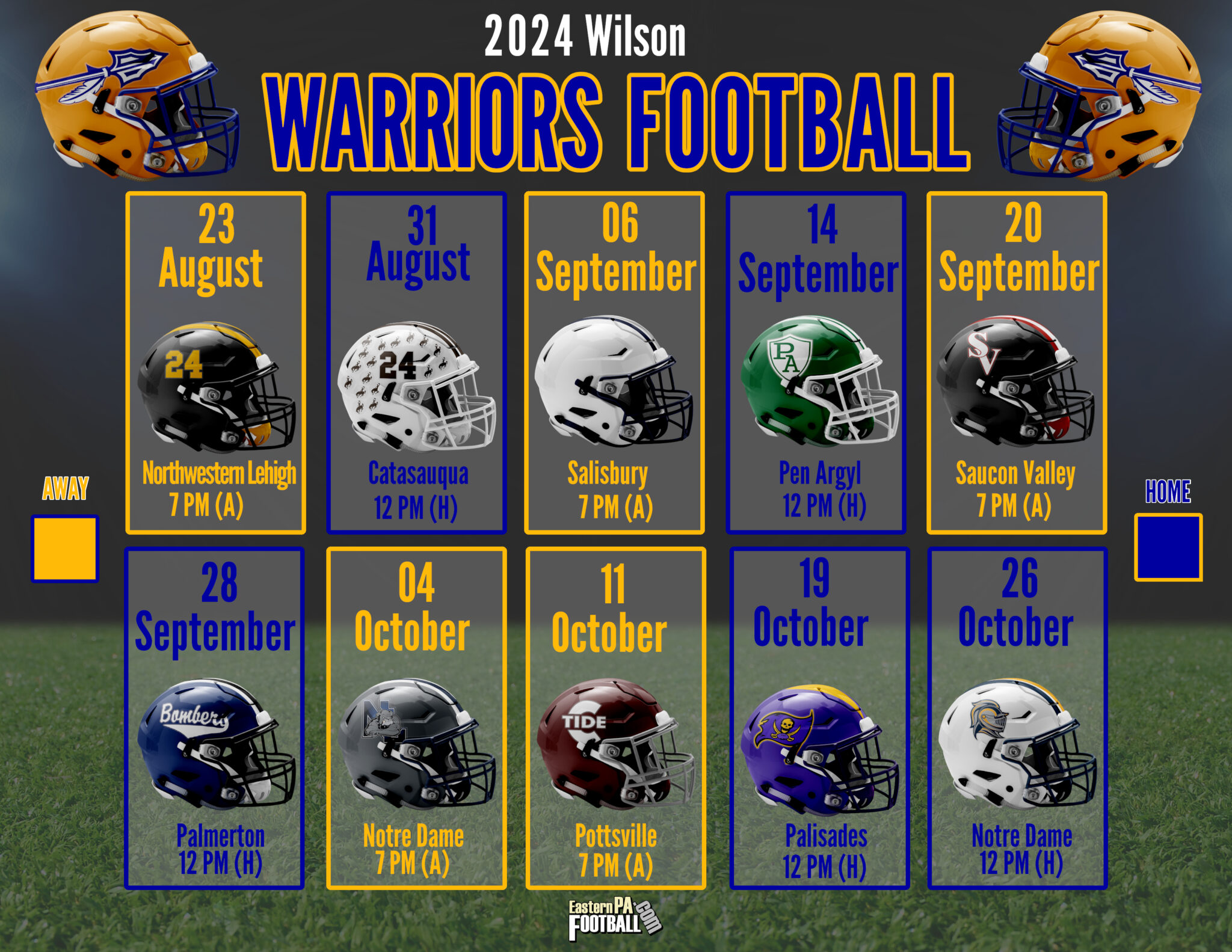 2024 Team Preview: Wilson Area Warriors (11) – EasternPAFootball.com