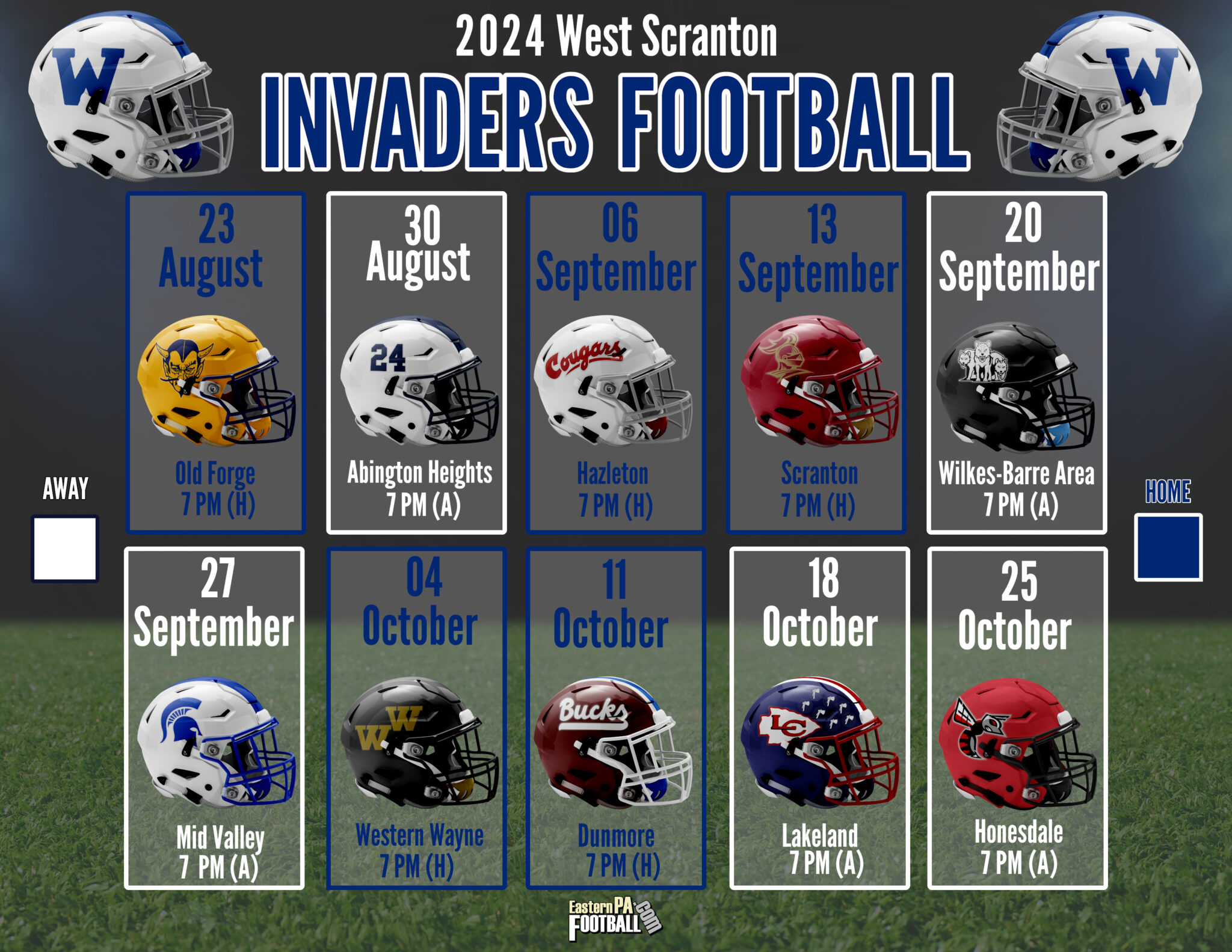 2024 Team Preview: West Scranton Invaders (2) – EasternPAFootball.com
