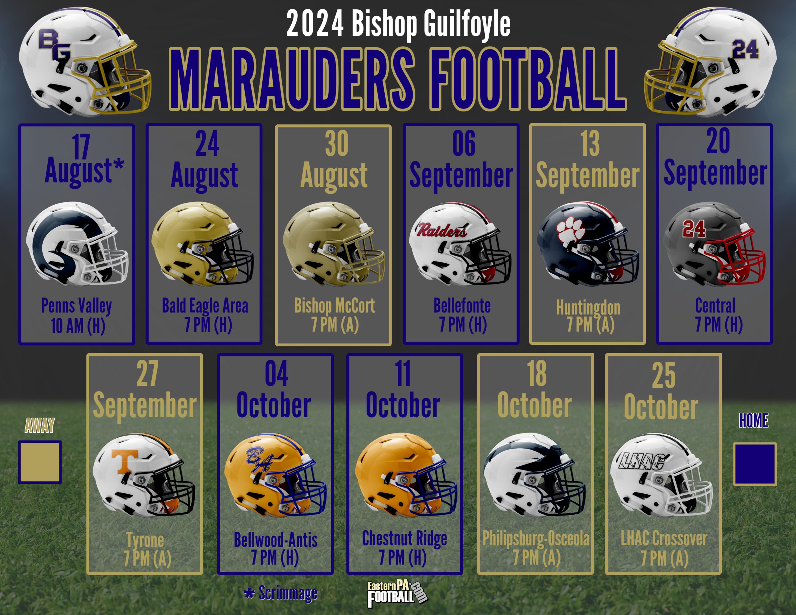 District 6 Schedules (2024 Graphics) – EasternPAFootball.com