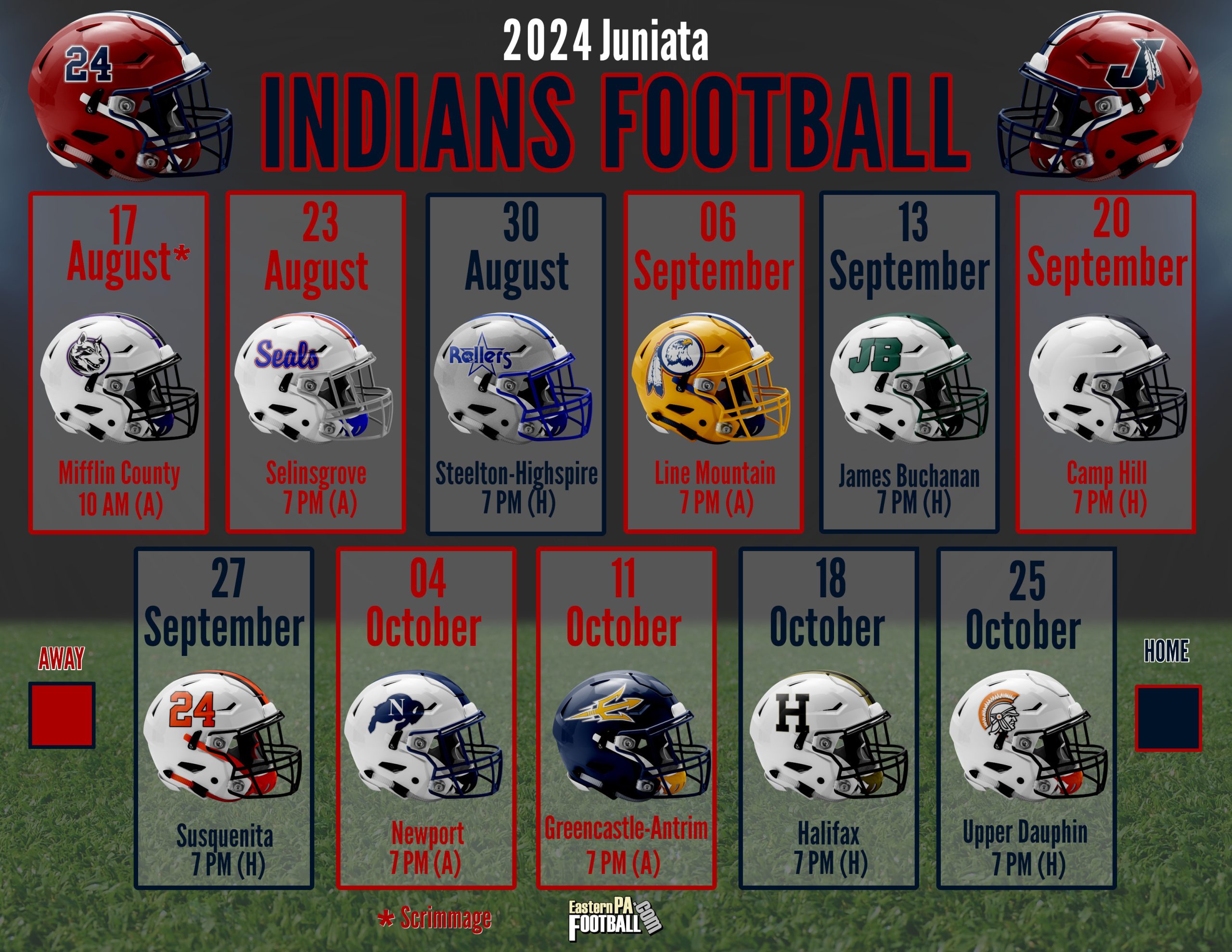 District 6 Schedules (2024 Graphics) – EasternPAFootball.com