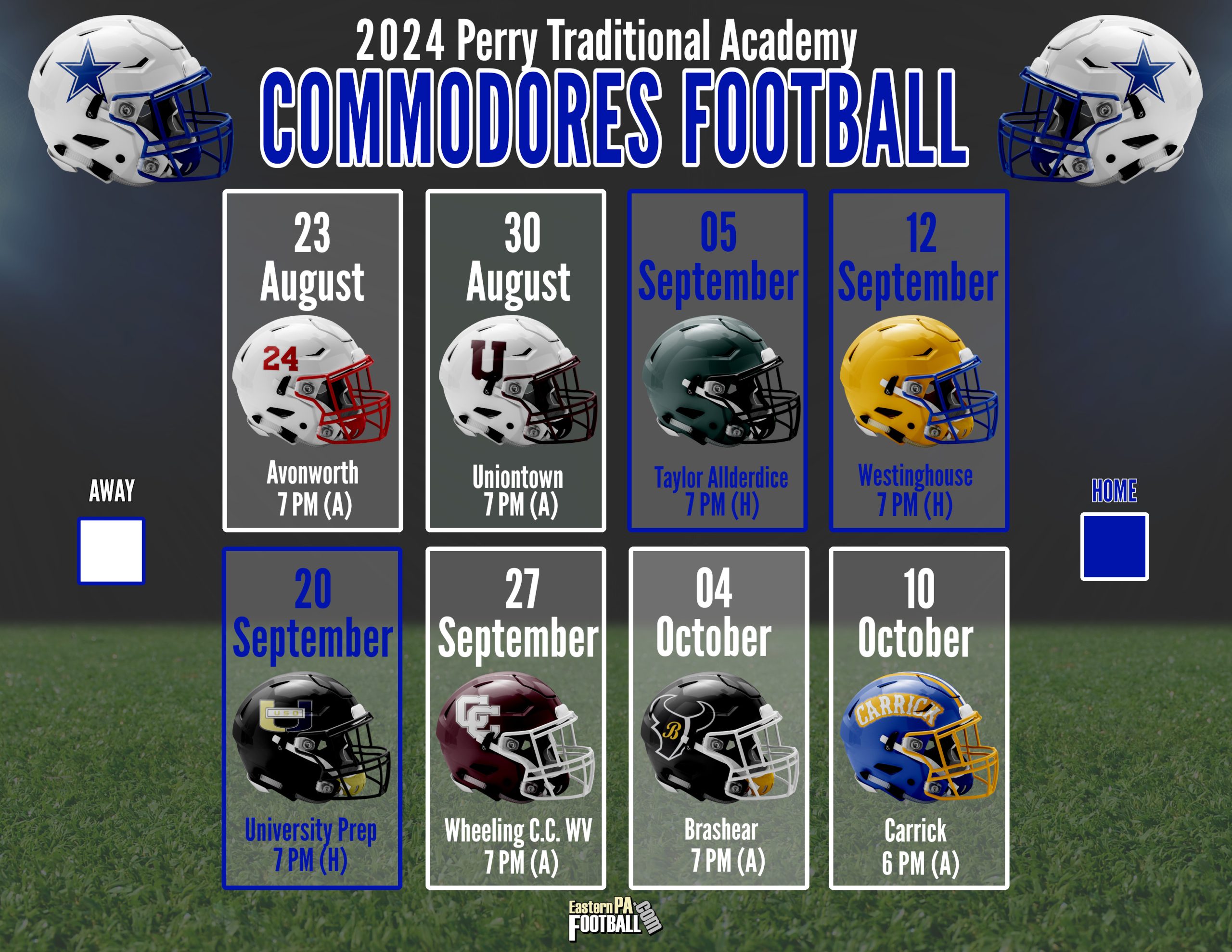District 8 Schedules (2024 Graphics) – EasternPAFootball.com