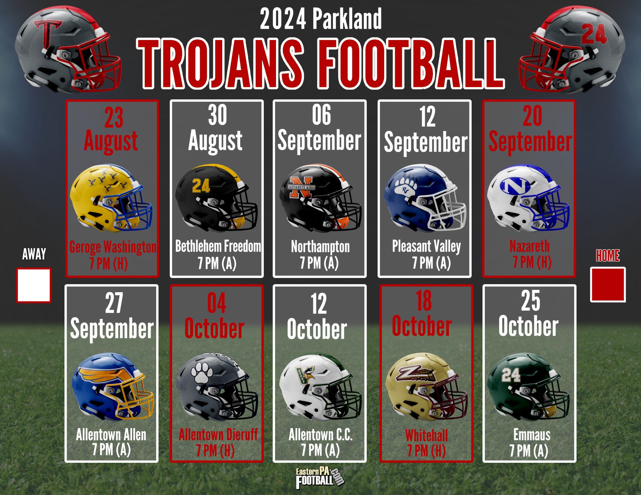 2024 Team Preview: Parkland Trojans (11) – EasternPAFootball.com