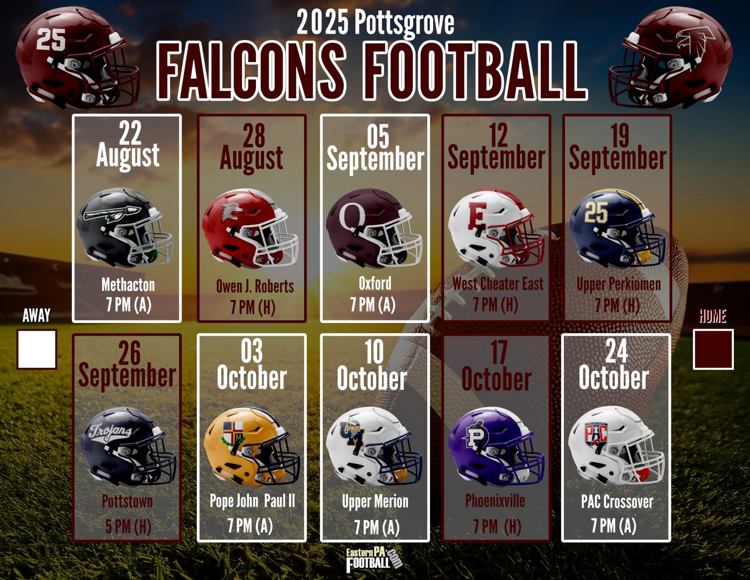 2025 Team Preview: Pottsgrove Falcons (1) – EasternPAFootball.com