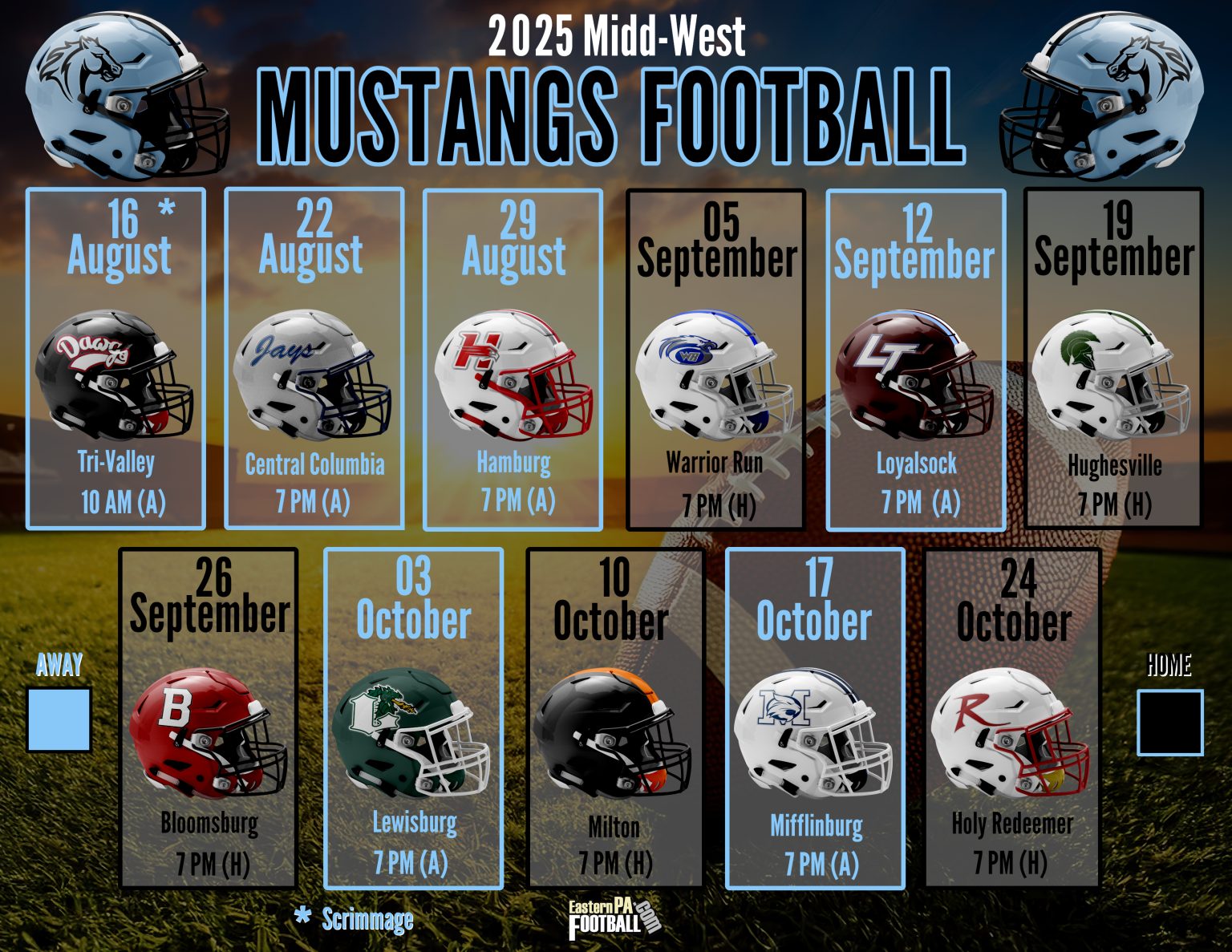 2025 Team Preview: Midd-West Mustangs (4) – EasternPAFootball.com