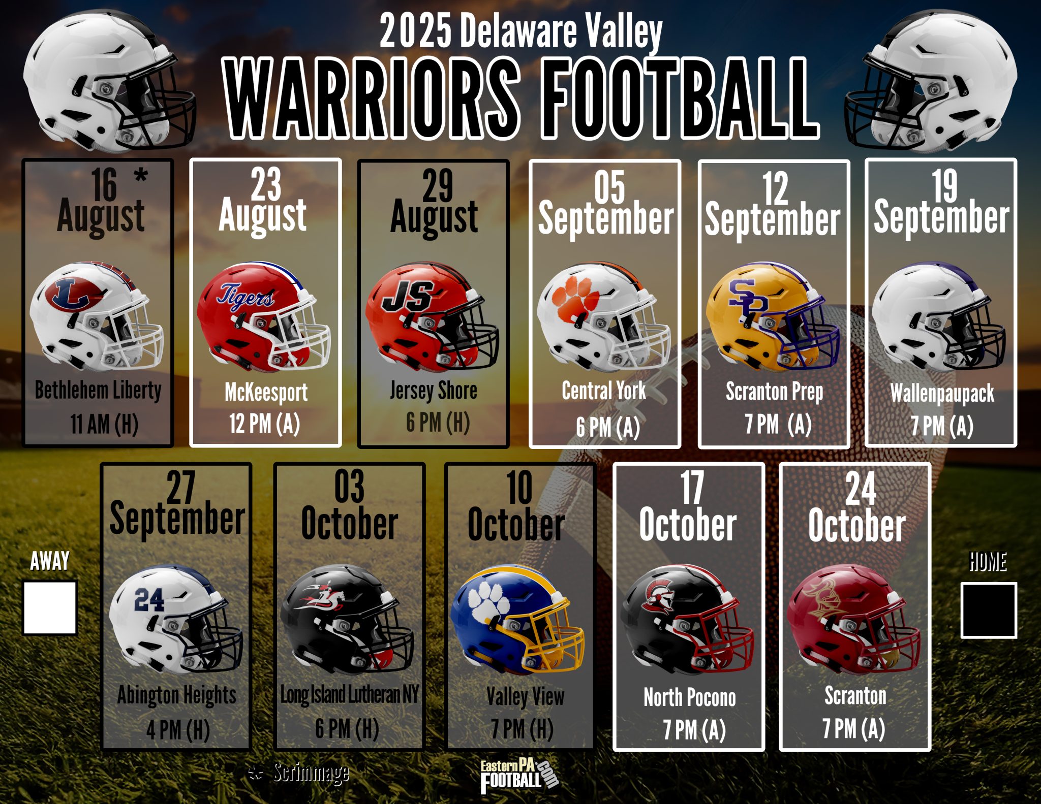 2025 Team Preview: Delaware Valley Warriors (2) – EasternPAFootball.com