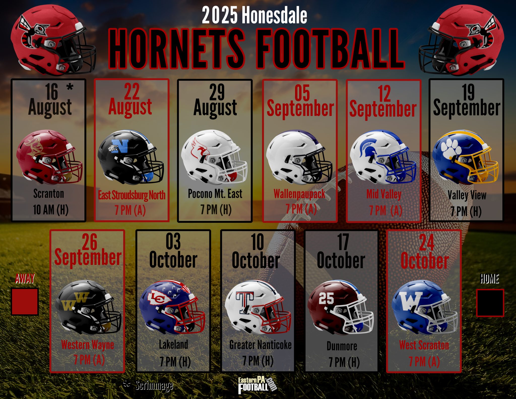 2025 Team Preview: Honesdale Hornets (1) – EasternPAFootball.com