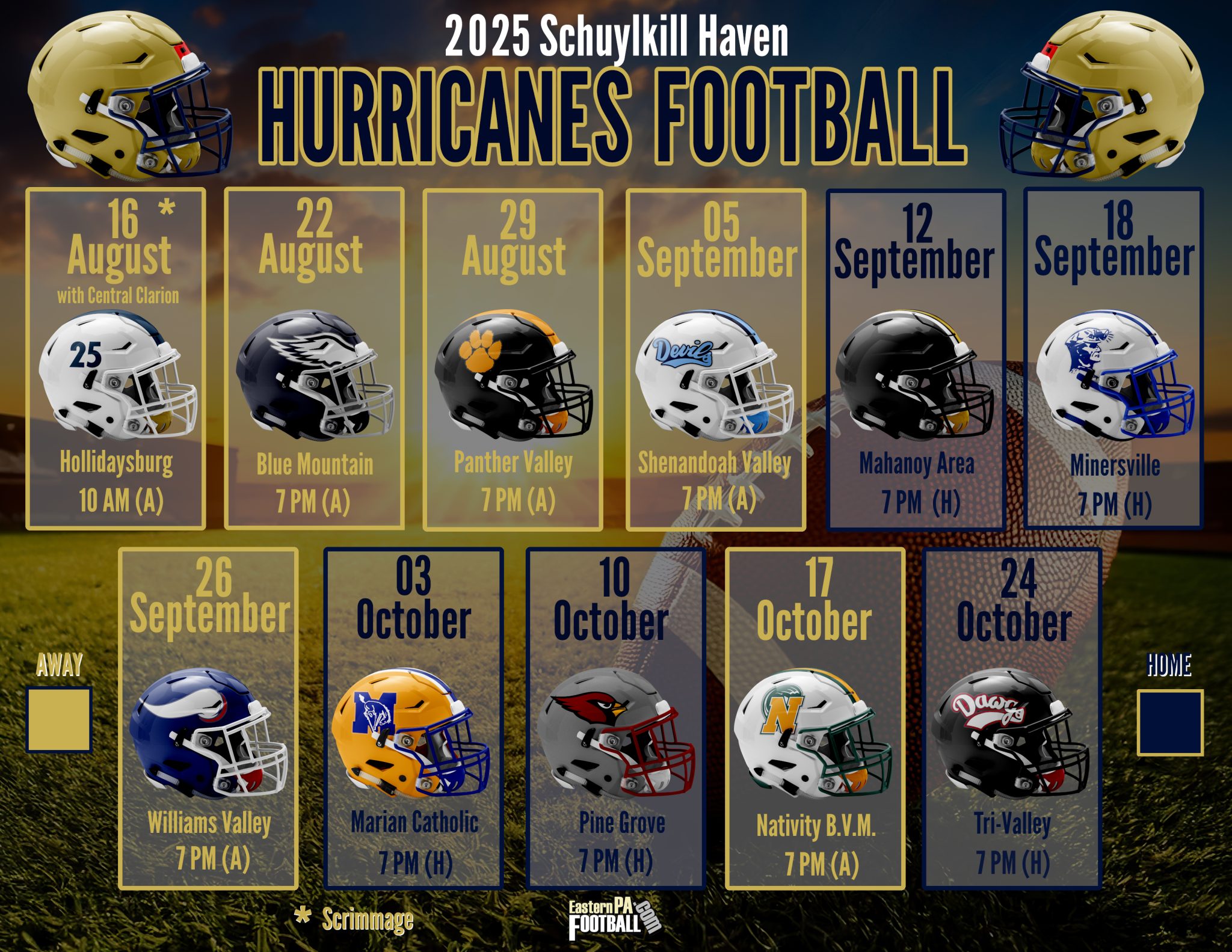 2025 Team Preview: Schuylkill Haven Hurricanes (11) – EasternPAFootball.com
